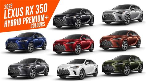 2024 Lexus Rx 350 Exterior Colors
