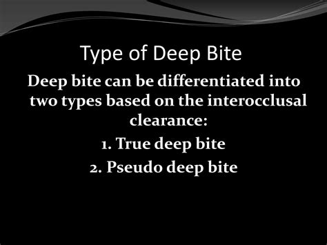 Orthodontic Deep Bite Ppt