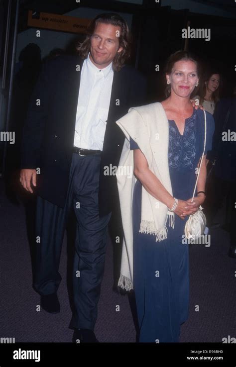 West Hollywood Ca May 11 Actor Jeff Bridges And Wife Susan Geston