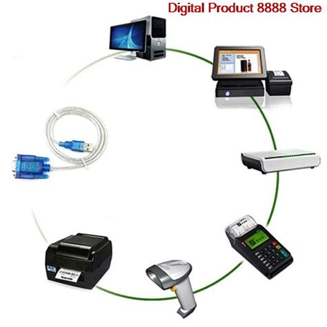 Usb To Rs232 Serial Port Db9 9 Pin Male Com Port C Vicedeal