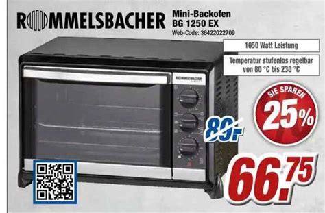 Rommelsbacher Mini-backofen Angebot bei CITTI Markt