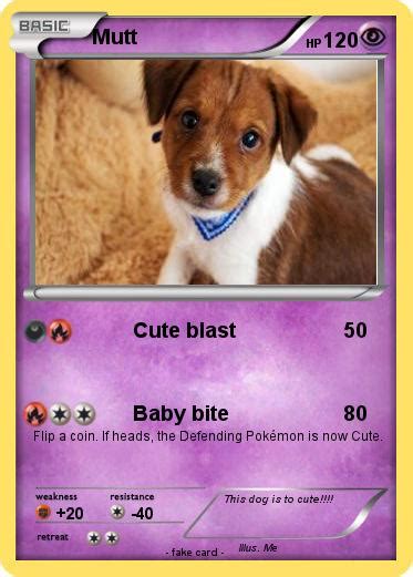 Pokémon Mutt 20 20 Cute Blast My Pokemon Card