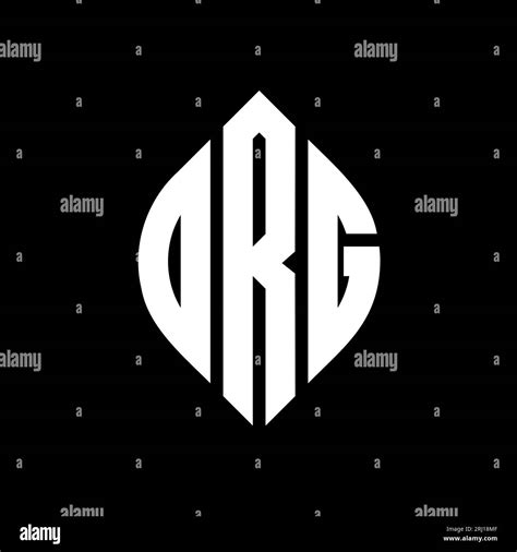 Drg Circle Letter Logo Design With Circle And Ellipse Shape Drg