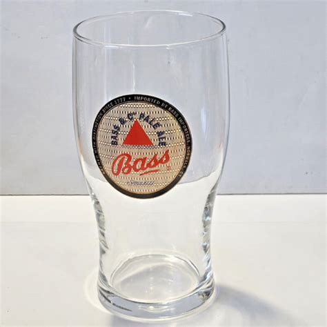 Bass Pale Ale Beer Tulip Glasses 6 14 Tall 18oz Ebay