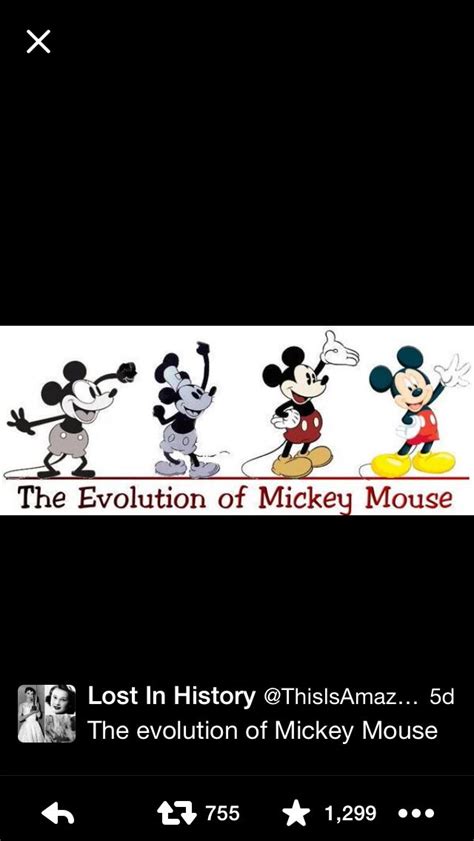 The Evolution Of Mickey Mouse Mickey Mouse Mickey History