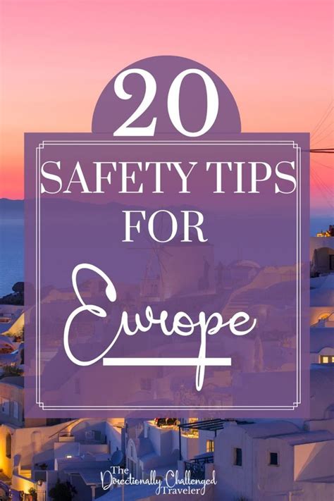 Important Safety Tips For Europe