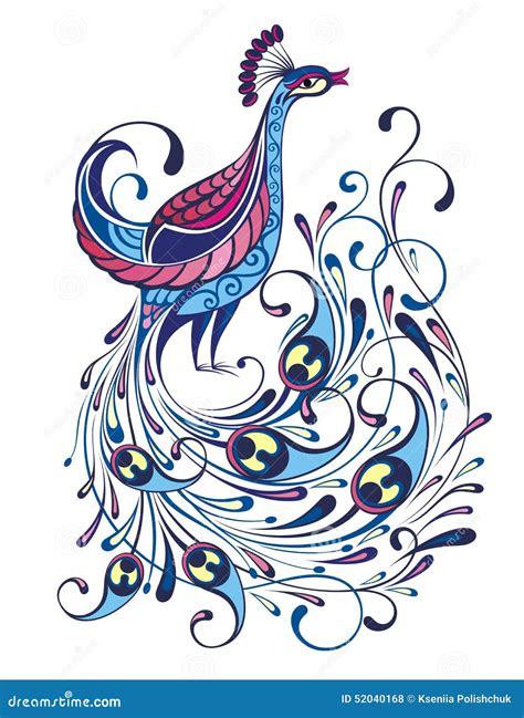 Peacock Fundo Do Vetor Ilustração Do Vetor Ilustração De Moda 52040168