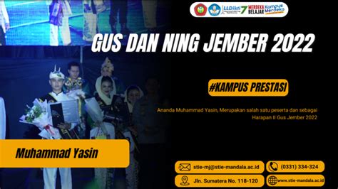 Pemilihan Gus Dan Ning Jember 2022 Itsm