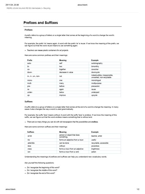 Prefix Pdf Word Semantic Units