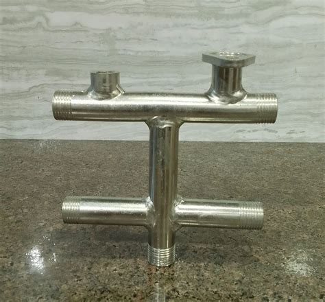 Threaded 6 Way Agriculture Sprayer Stainless Steel Tee Attachment At Rs 550 Piece In Mumbai