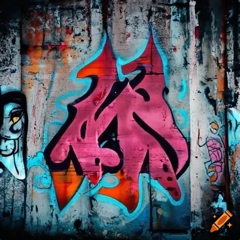 Graffiti On A Concrete Wall