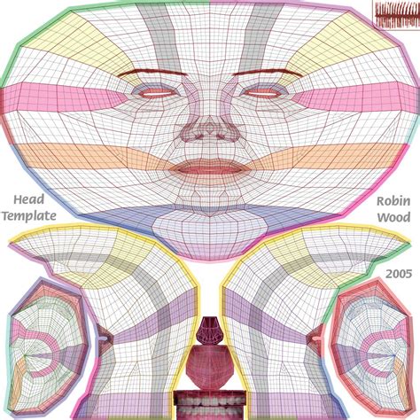 Male Skin Texture Map