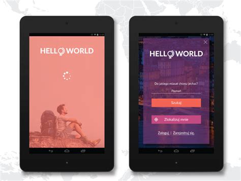 hello world web app for post tourists by gatovision on dribbble
