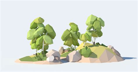 Low Poly Rock Pack 3d Environments Unity Asset Store