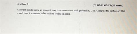 solved problem 1 clo2 plo2 c3 10 marks account audits
