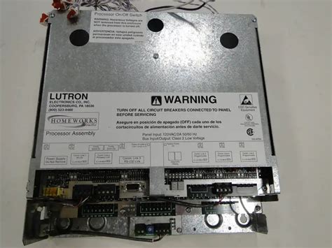 Hwi Pm D48 120 Lutron Homeworks Interactive Processor With Dimmer