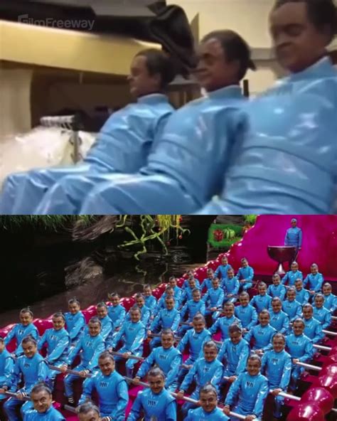 Many Models Of Deep Roy Were Made To Create The Illusion Of Many Oompa