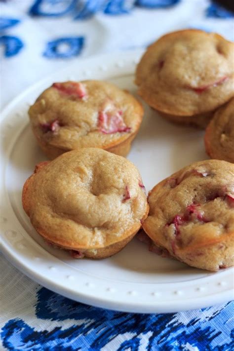 Strawberry Rhubarb Muffins A Delicious And Healthy Recipe Strawberry