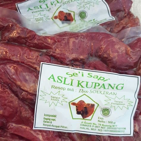 Jual Sei Sapi Daging Sapi Asap Soekiran Khas Kupang Baru Shopee Indonesia