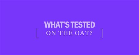 What S Tested On The OAT Kaplan Test Prep