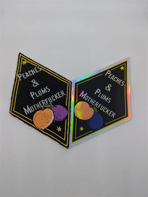 The Magicians Patch Peaches And Plums Etsy