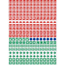 Planche 266 Pictogrammes Pour Plan évacuation Et Incendie