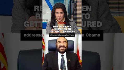 Rep Al Green Responds To Getting Censured Main Stream Videos