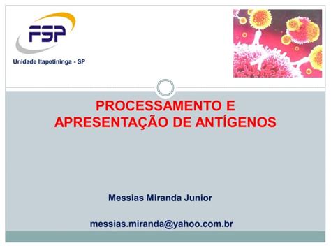Processamento E Apresentação De Antígenos Pdf