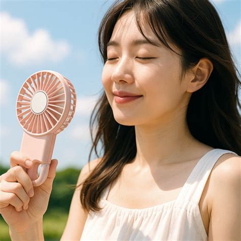 미노아 손 선풍기 얼음판 휴대용 급속 냉각 손풍기 쿨링 초미니 초소형 초등학생 야구장 핑크 이상한 나라의 Alice