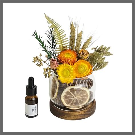Dried Flower Aromatherapy Diffuser With Essential Oil Ke