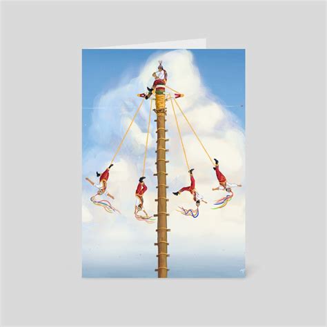 Los Voladores De Papantla A Card Pack By Fernando Gg Inprnt