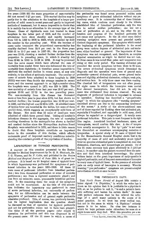 Pdf Laparotomy In Typhoid Peritonitis Dokumentips