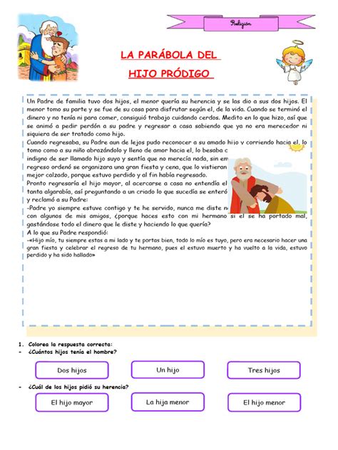 Ficha El Hijo Pródigo Pdf