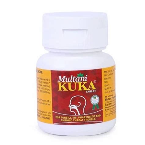 Multani Kuka Tablet Tonsillitis Pharyngitis And Chronic Throat Trouble