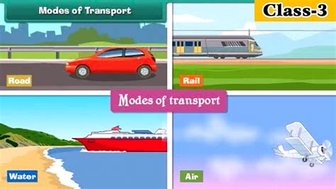Means Of Transport Class 3 Cbse Icse Free Tutorial Academia