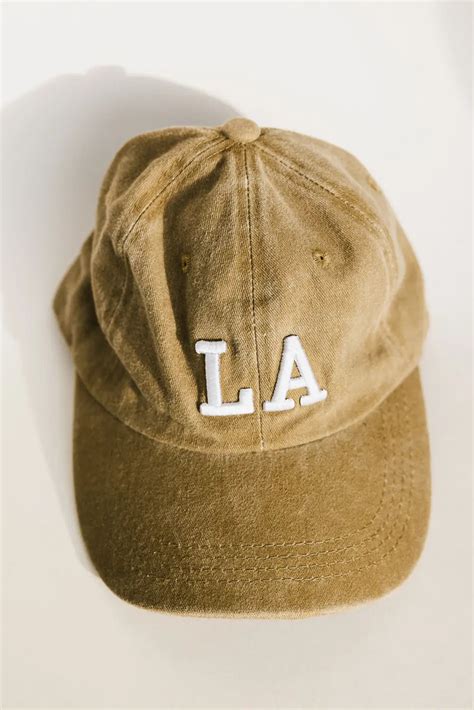 La Baseball Cap In Khaki Böhme
