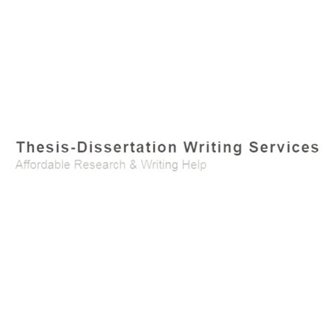 Thesis Dissertation Writing Services