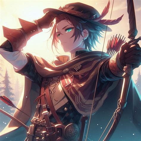 Download Ai Generated Man Archer Royalty Free Stock Illustration