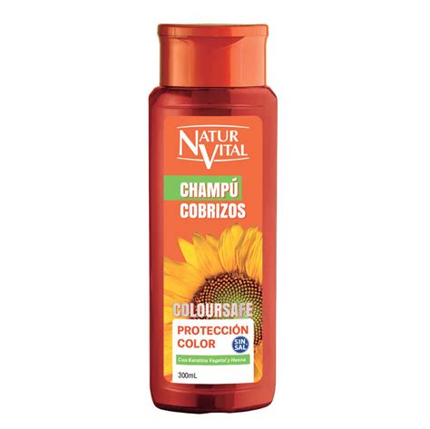 Champú Coloursafe Cobrizo X 300 Ml Naturvital
