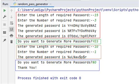 Python Random Password Generator Important Concept