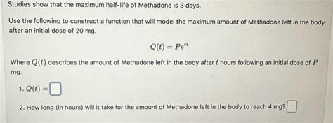 Solved Exponential Functions Growth And Decay Problem Chegg