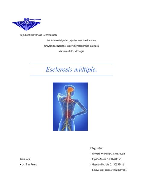 Esclerosis Múltiple Pdf Esclerosis Múltiple Especialidades Medicas