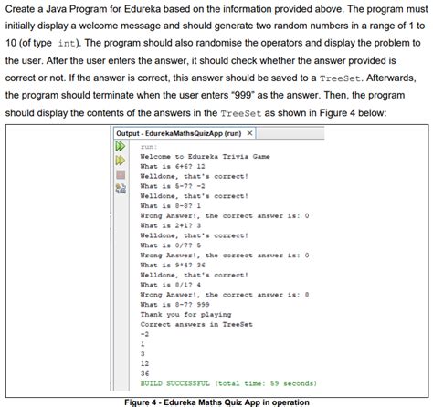 Solved Create A Java Program For Edureka Based On The