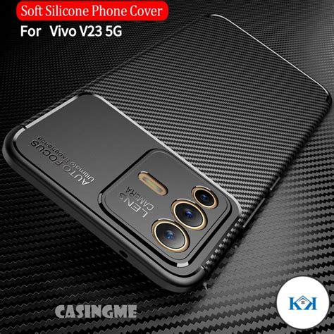 Kk Carbon Fiber Phone Case For Vivo V23 5g V23e Vivov23 V 23 23e