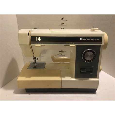 Kenmore 14 Stitch Sewing Machine Model 158 1450280 Etsy