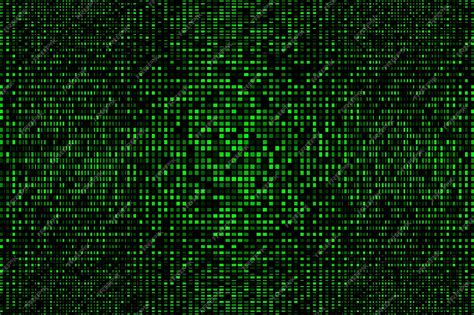 Premium Vector Green Rectangles Glowing Grid Abstract Background