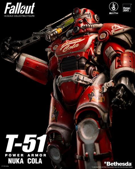 Fallout T 51 Nuka Cola Power Armor By Threezero The Toyark News