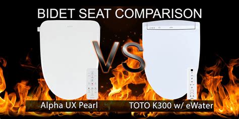 Alpha Ux Pearl Vs Toto K300 Washlet Bidet Toilet Seat Comparison