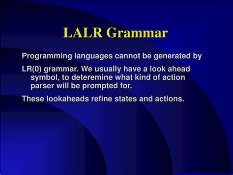 ppt syntax analysis lr 0 parsing powerpoint presentation free