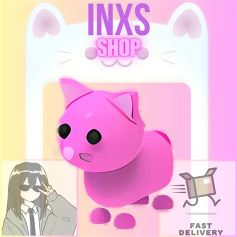 Pink Cat Adopt Me Game Items Gameflip